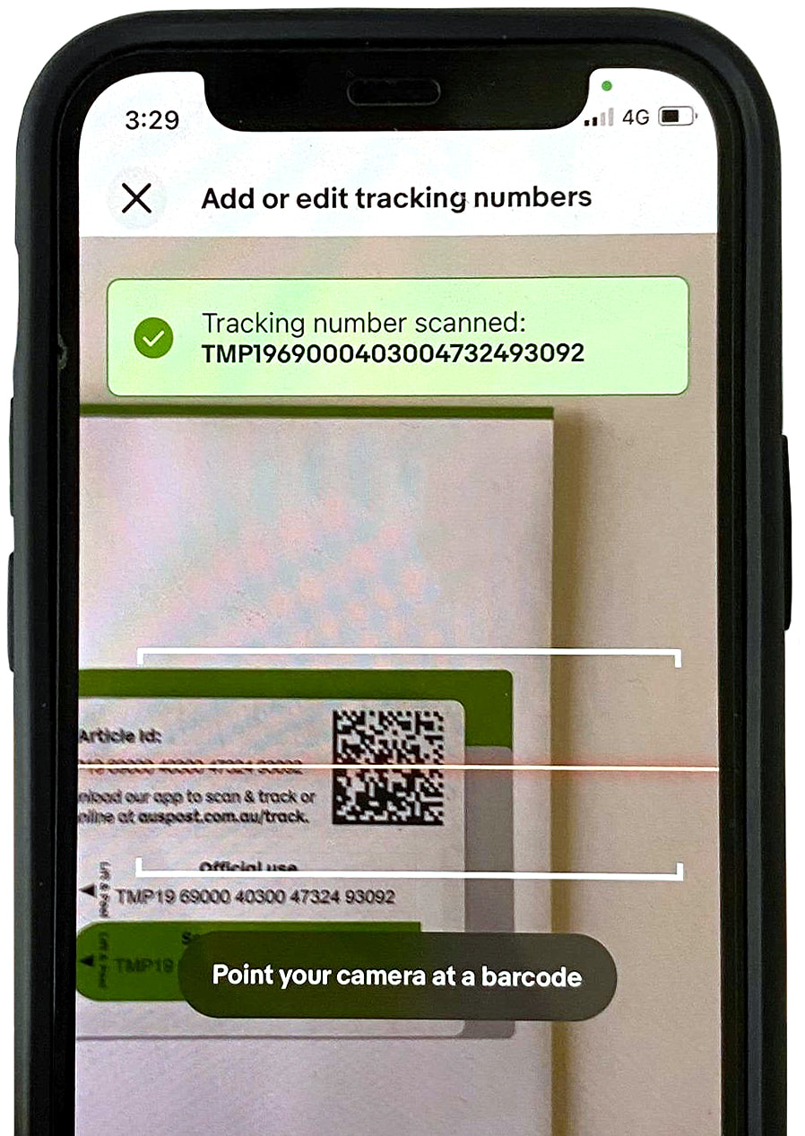 Tracking items you've sold