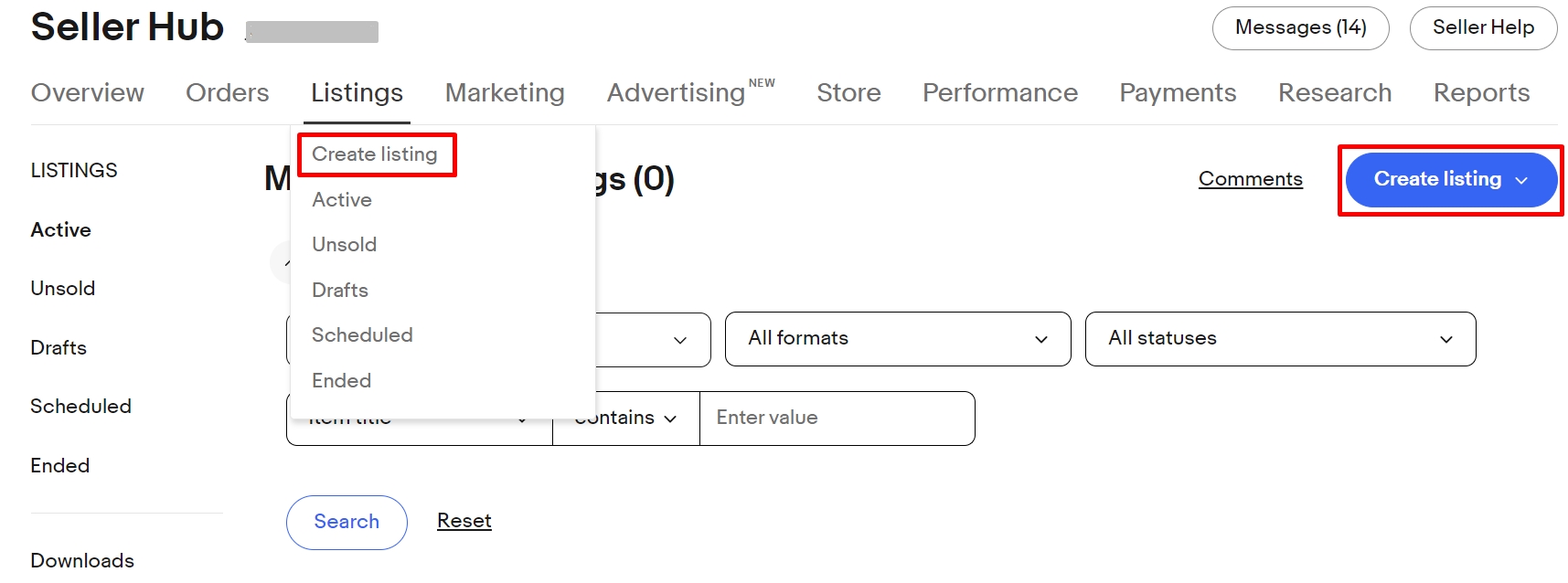 How to organize your items catalog on eBay