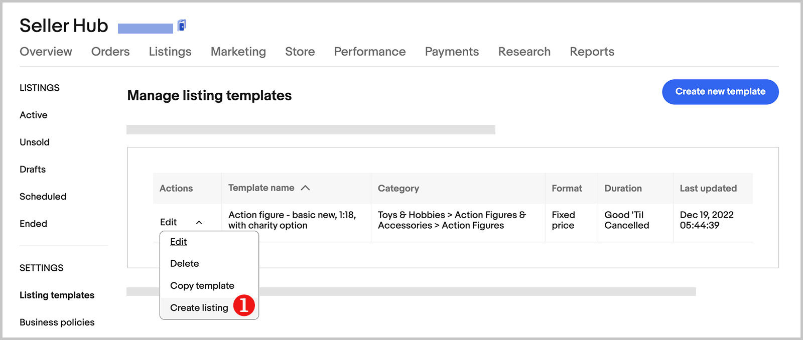 How to create and use selling templates