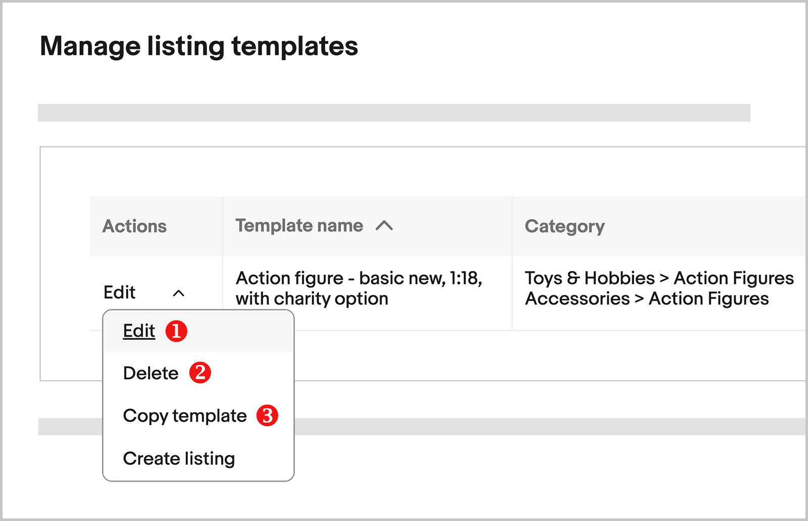 How to create and use selling templates